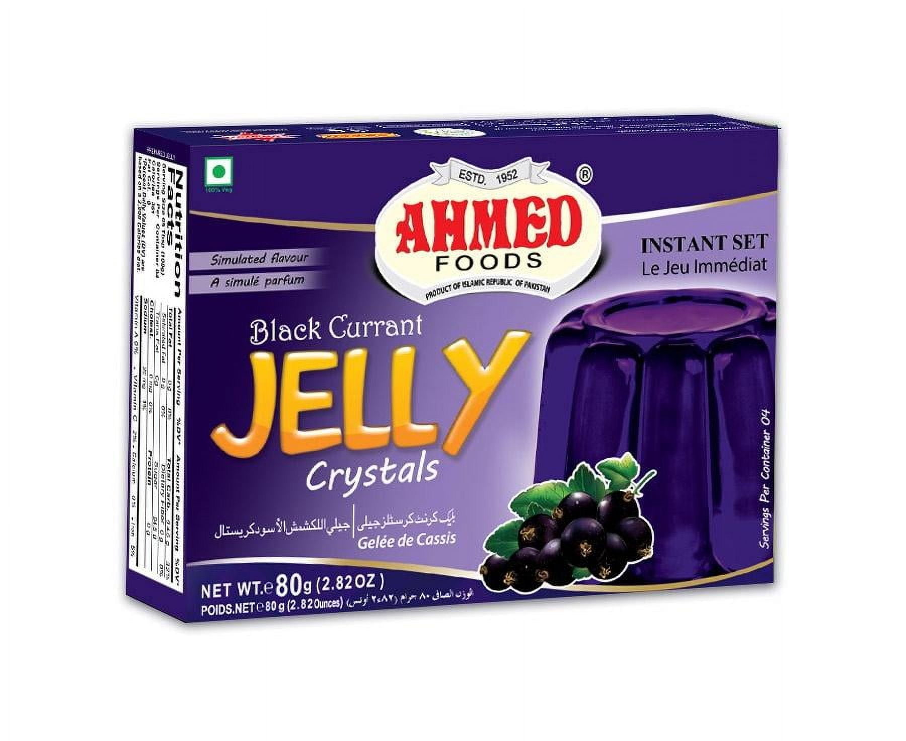 Ahmed Halal Jelly Black Current - 6 packs - Walmart.com