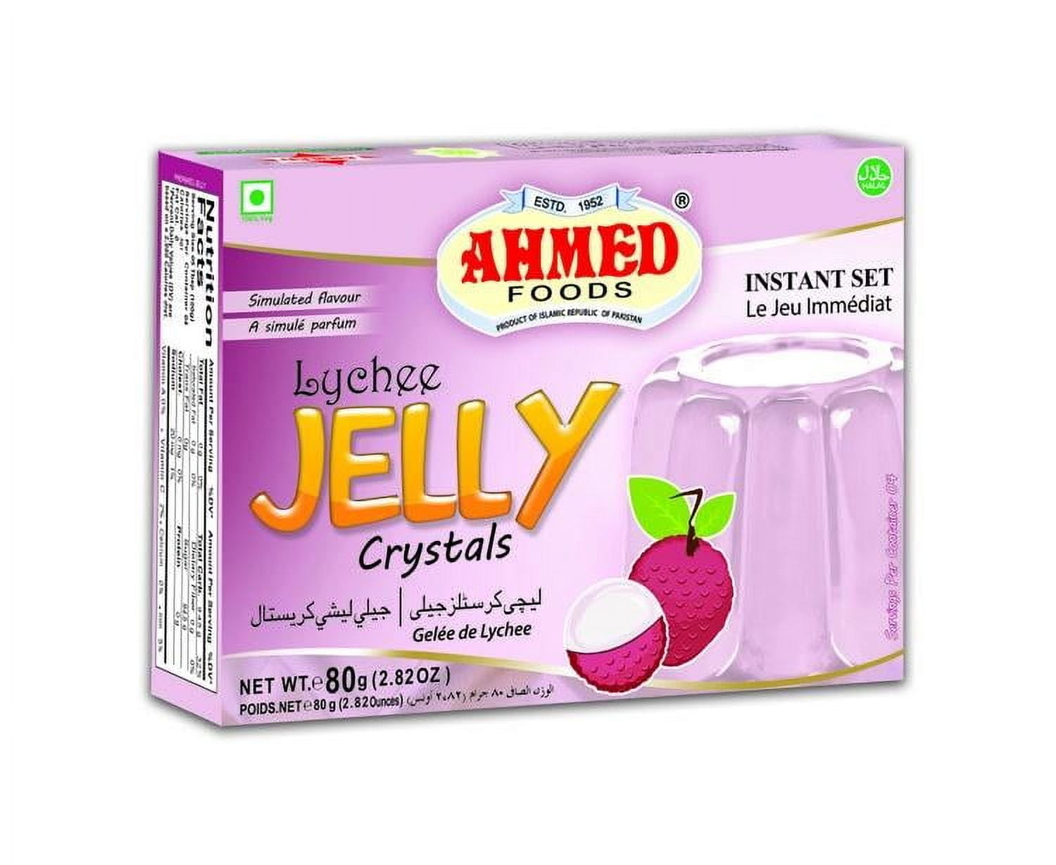 Ahmed Lychee Jelly Crystal 80g - Walmart.com