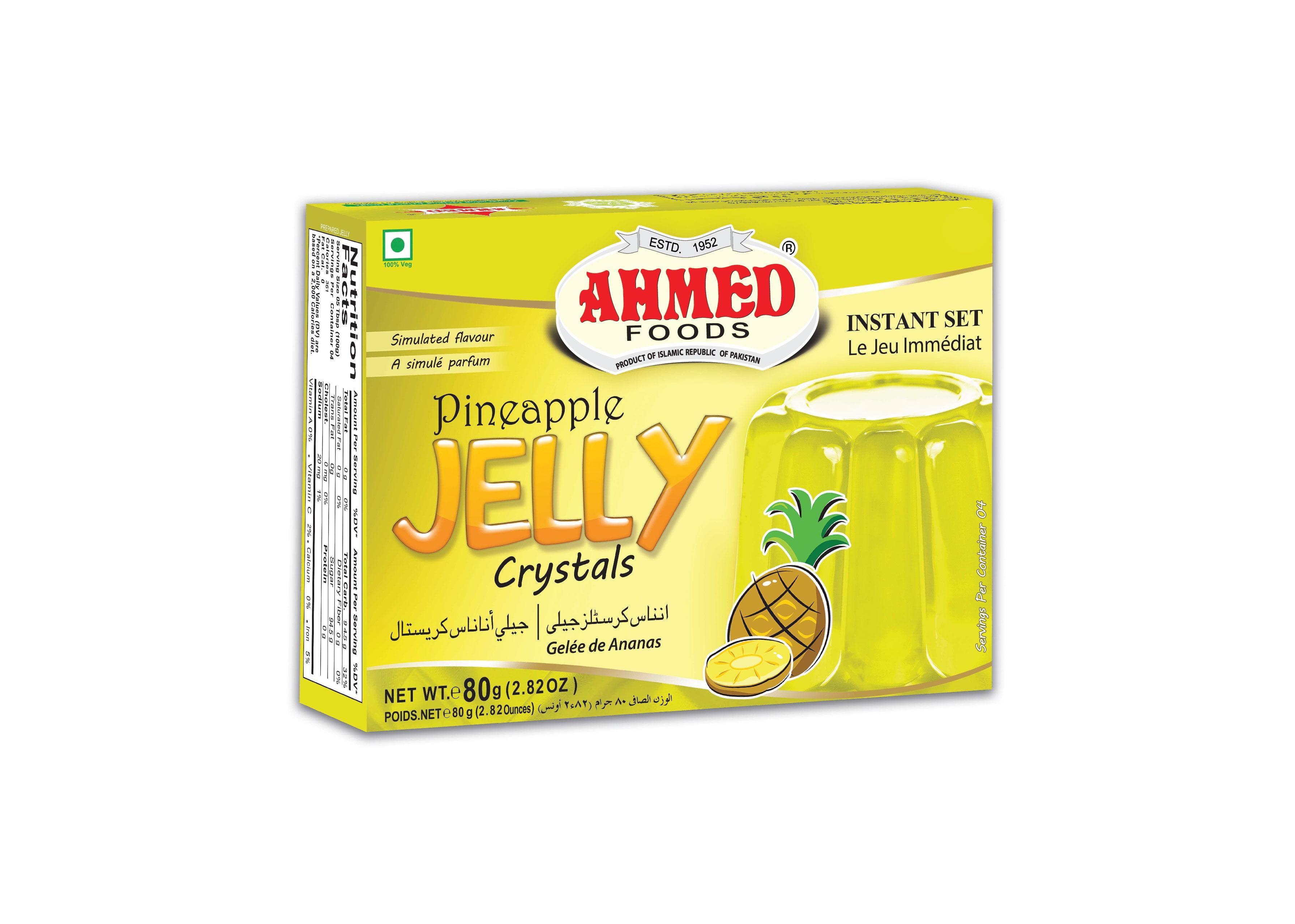 Ahmed Pineapple Jelly Crystal 80g - Walmart.com
