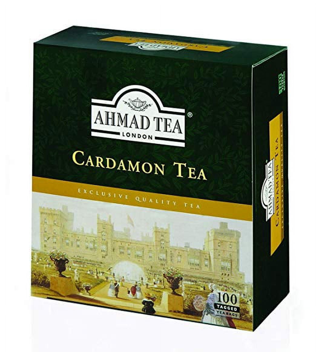 Ahmed Tea Cardamom Tea (Pack of 1, Total 100 Tea Bags) - Walmart.com