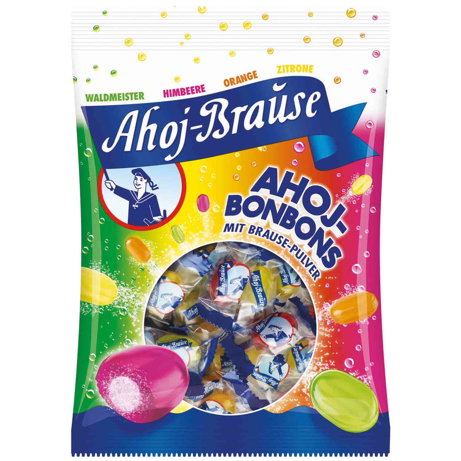 Ahoj Brause candies with fizzy filling 150g/5.29 oz - Walmart.com