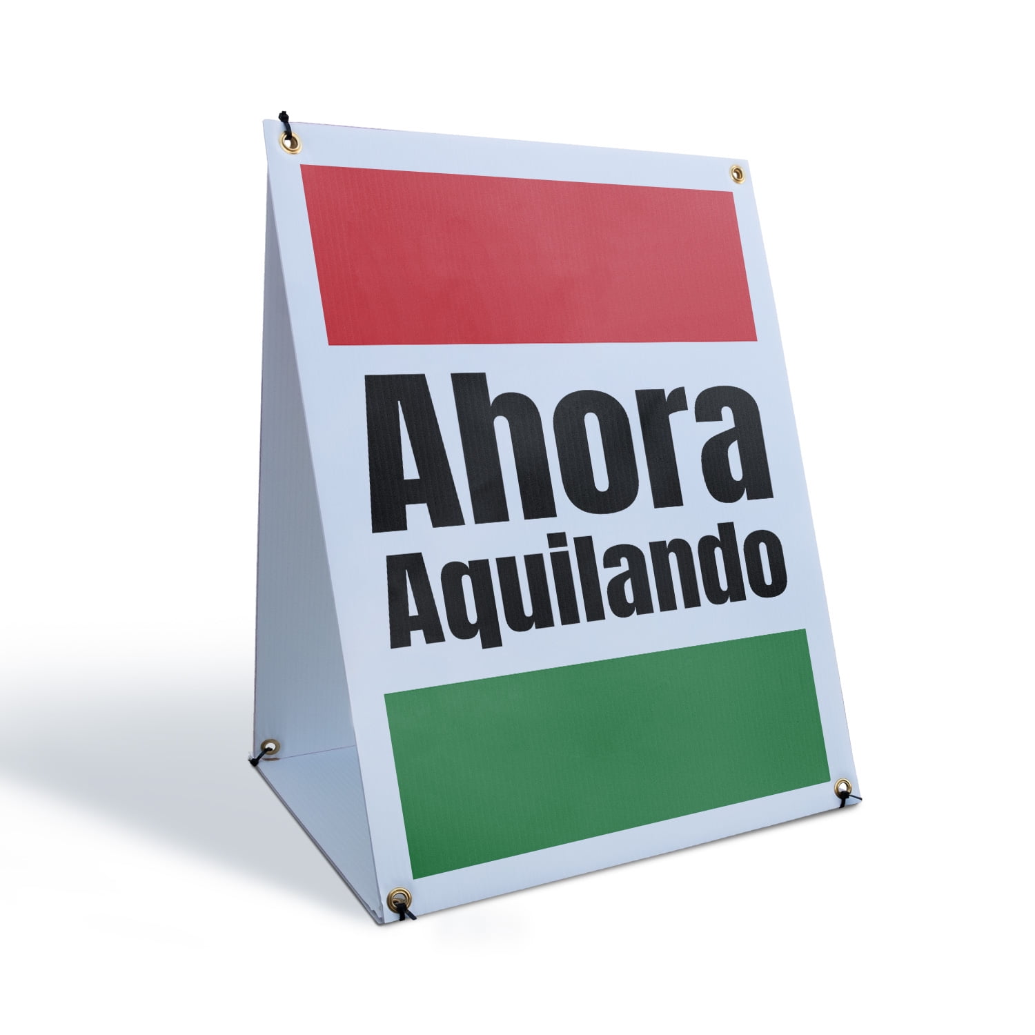 Ahora Aquilando Sidewalk Sign 24 Inch x 36 Inch A-Frame Images On Both ...