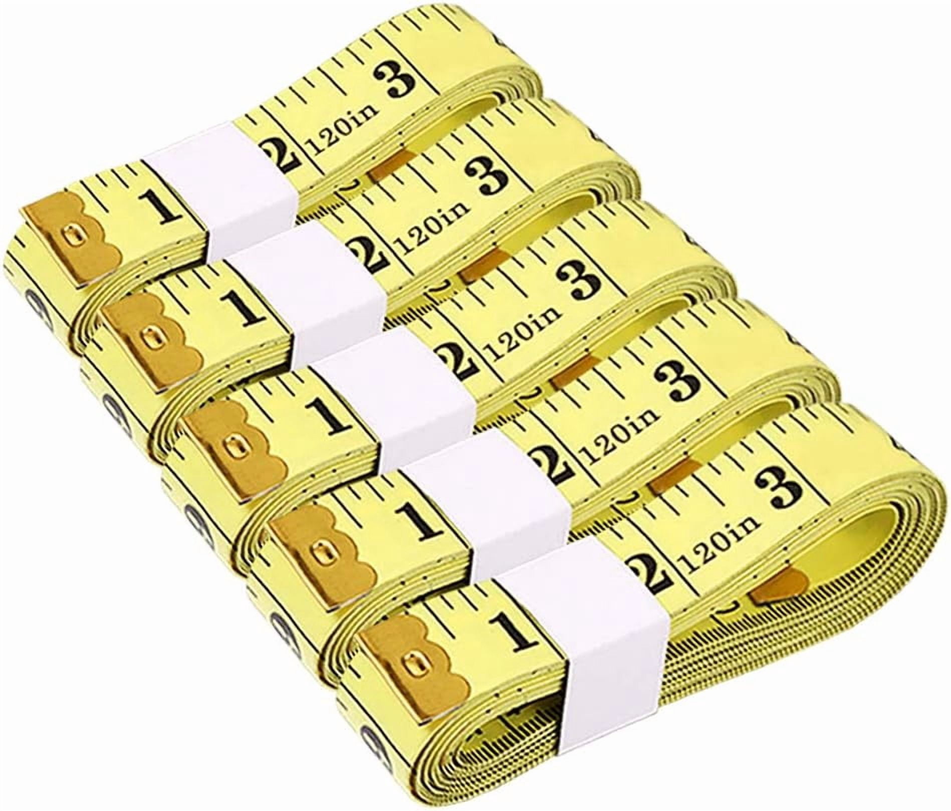 Ahot 5Pack Tape Measure 300cm/120 Inch Double-Scale Soft Tape Measuring ...