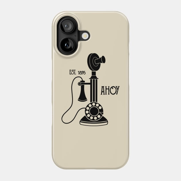 'Ahoy Hoy' Vintage Antique Candlestick Telephone Graphic Case for ...