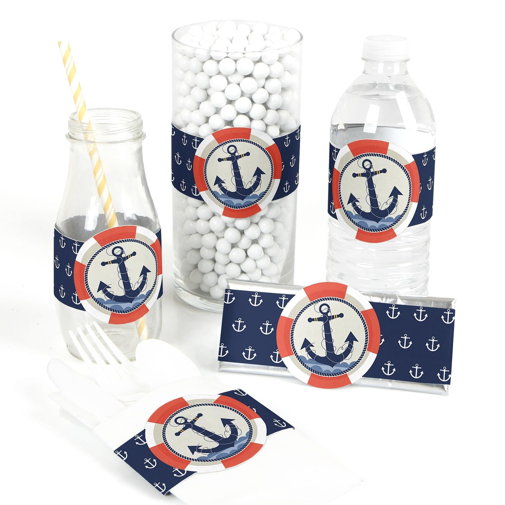 Big Dot of Happiness Ahoy - Nautical - DIY Party Supplies - Baby Shower ...