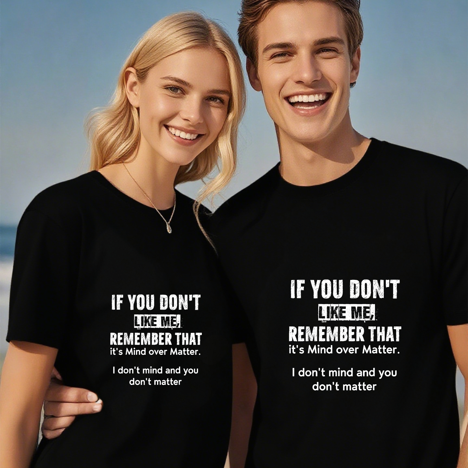 Ahrebvk T-shirt Unisex If You Dont Like Me Remember cotton100 ...