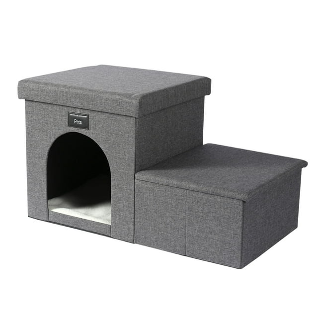 Ahsfield & Harkness 2 Step Pet Stairs, Ladder for Cats or Small Dogs ...