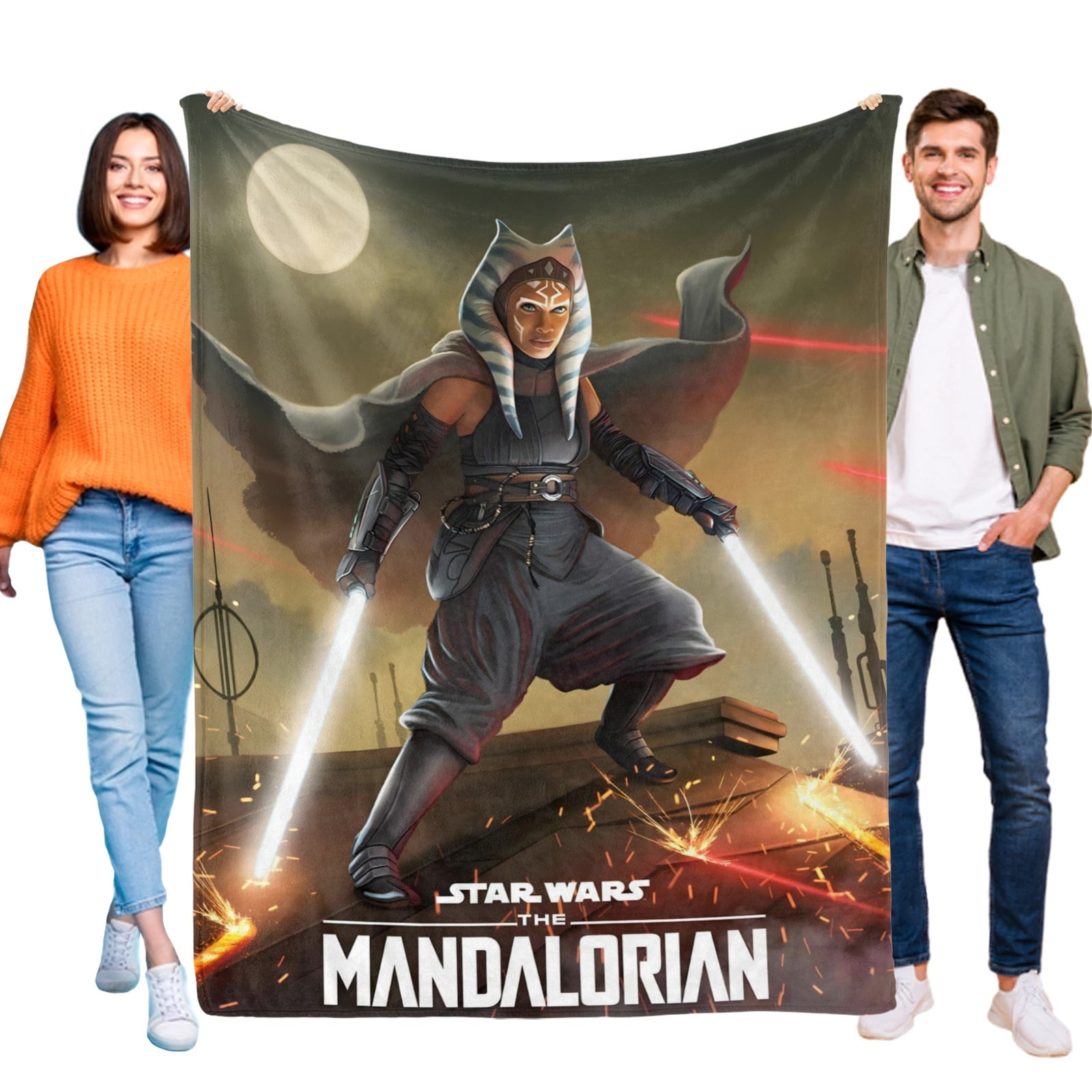 Ahsoka Tano-Anti-Pilling Flannel Blanket Soft Lightweight Plush Fuzzy ...