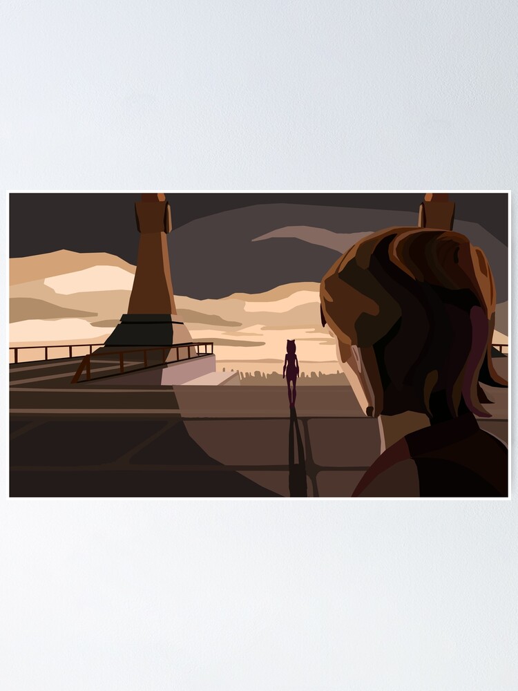 Ahsoka Tano "Im sorry master, Im not coming back" Canvas Poster Decor ...