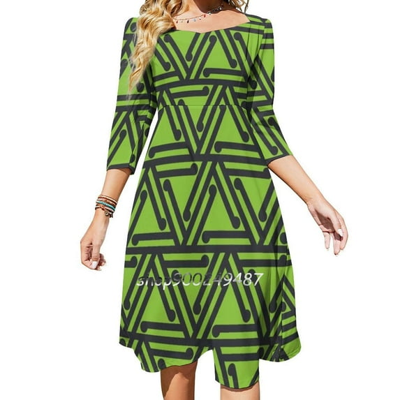 Ahuriri Summer ( Crispy Lettuce ) Sweet Elegant Dress Women Korean ...