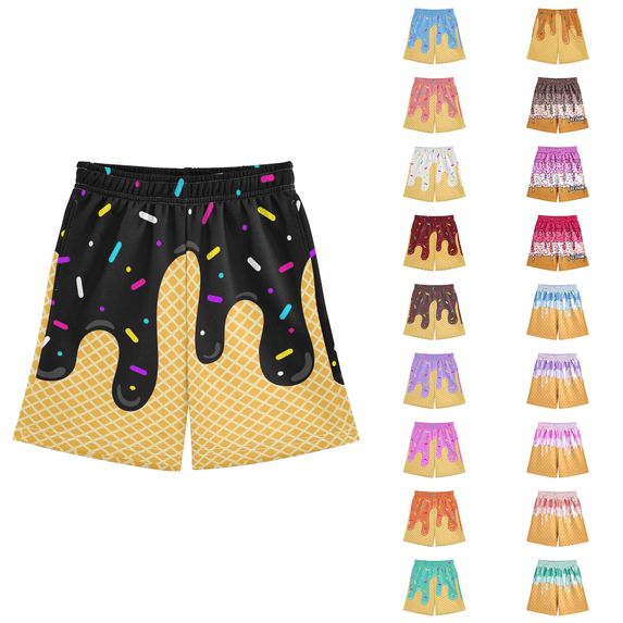 Ahuyic Girls Pants,Summer Shorts for Girls,Boys Girls Summer Printing ...