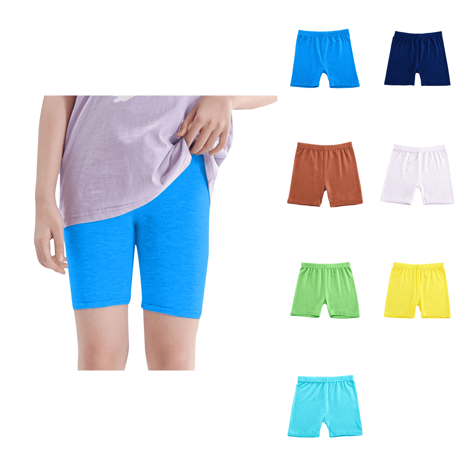 Ahuyic Girls Pants,Summer Shorts for Girls,Girls Pants Childrens Candy ...