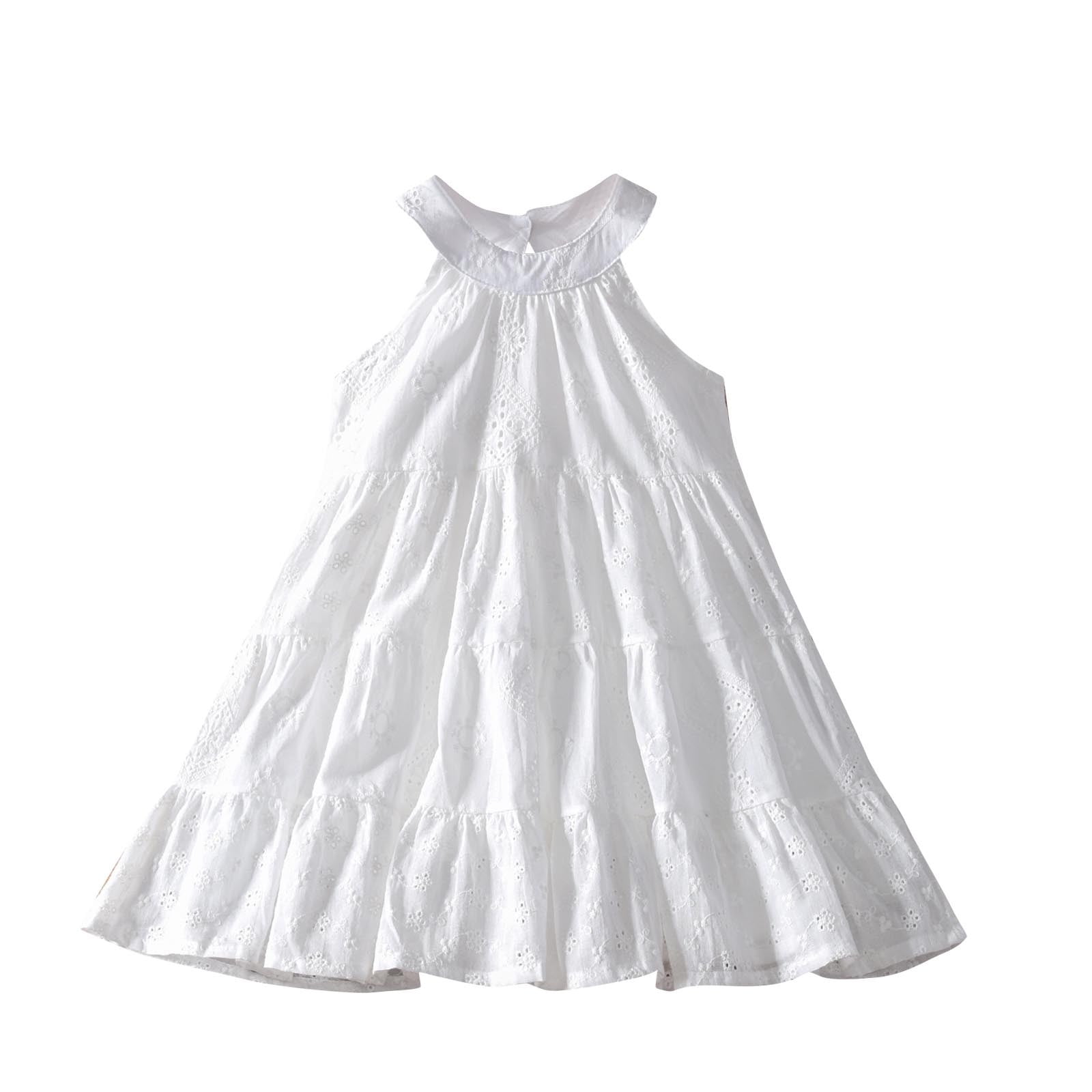 Ahuyic Little Girl Dresses,Kids Summer Casual Dresses,Summer New ...