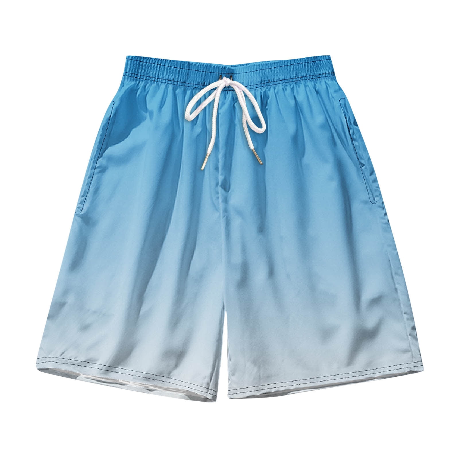 Ahuyic Men's Shorts Athletic Shorts Elastic Waist Summer Shorts Pants ...