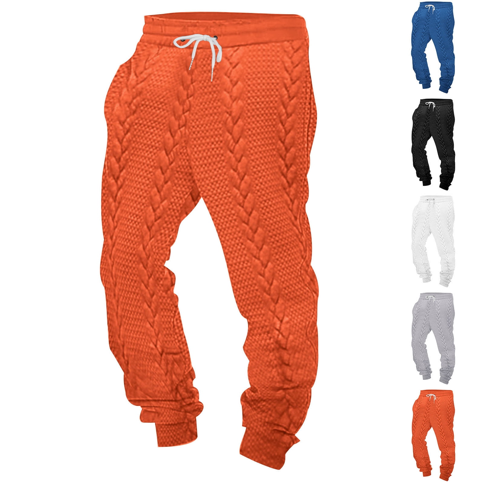 Ahuyic Mens Sweatpants,Sweatpants for Men Pants,Mens Drawstring Fashion ...