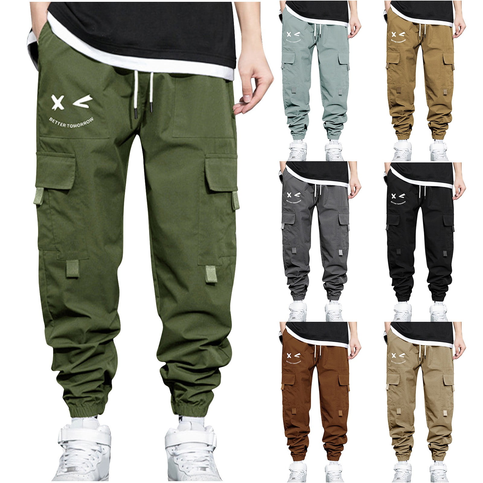 Ahuyic Mens Sweatpants,Sweatpants for Men Pants,Mens Fashion Trend ...