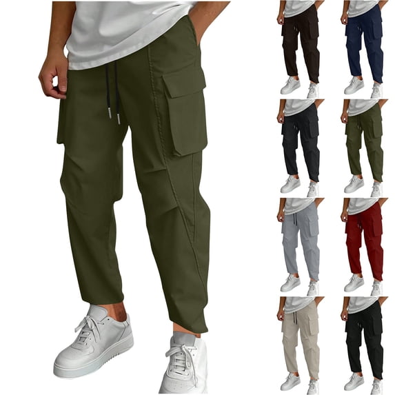 Ahuyic Mens Sweatpants,Sweatpants for Men Pants,Mens Spring And Winter ...