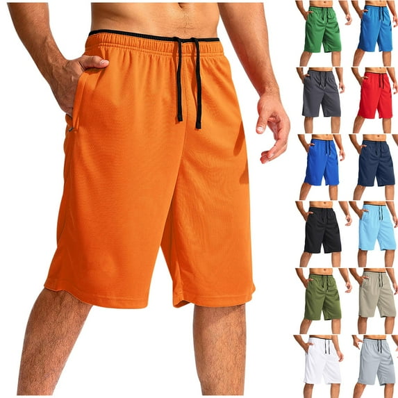 Ahuyic Plus Size Pants for Men,Mens Pants,Mens Fitness Running Shorts ...