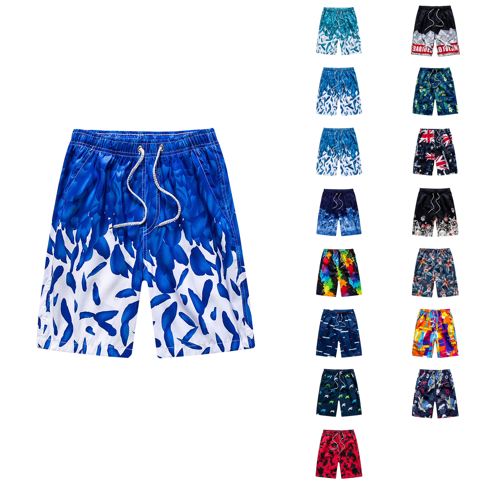 Ahuyic Plus Size Pants for Men,Mens Pants,Mens Holiday Style Printing ...