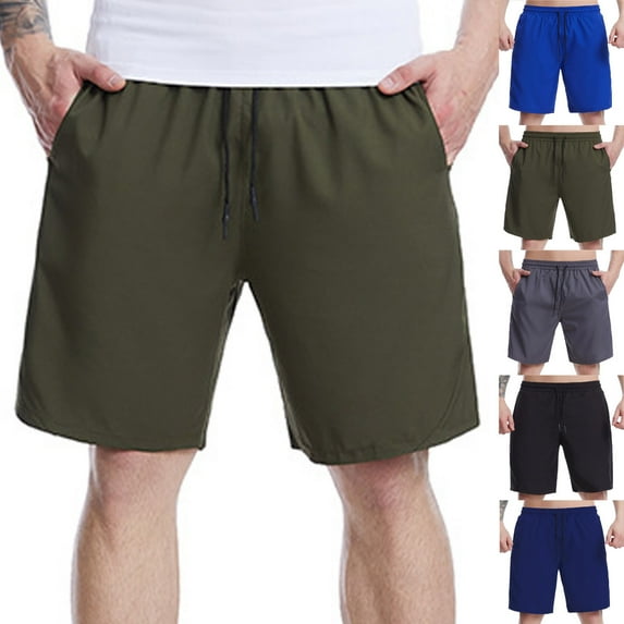 Ahuyic Plus Size Pants for Men,Mens Pants,Mens Pocket Beach Pants ...