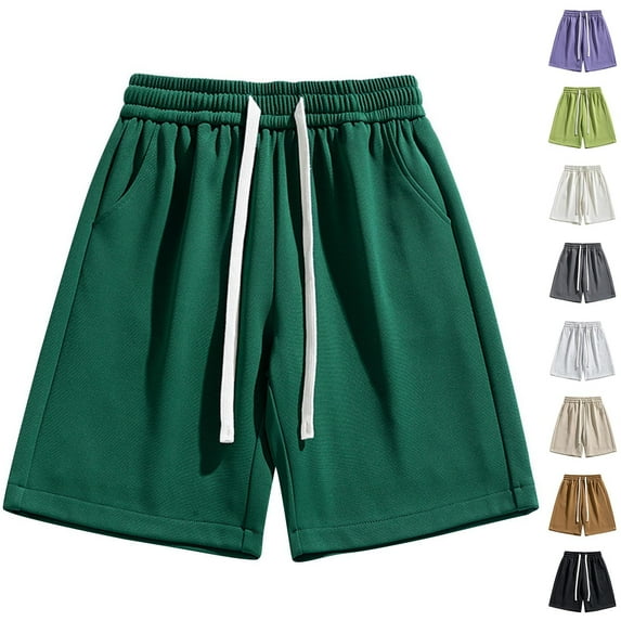 Ahuyic Plus Size Pants for Men,Mens Pants,Mens Solid Color Loose Casual ...