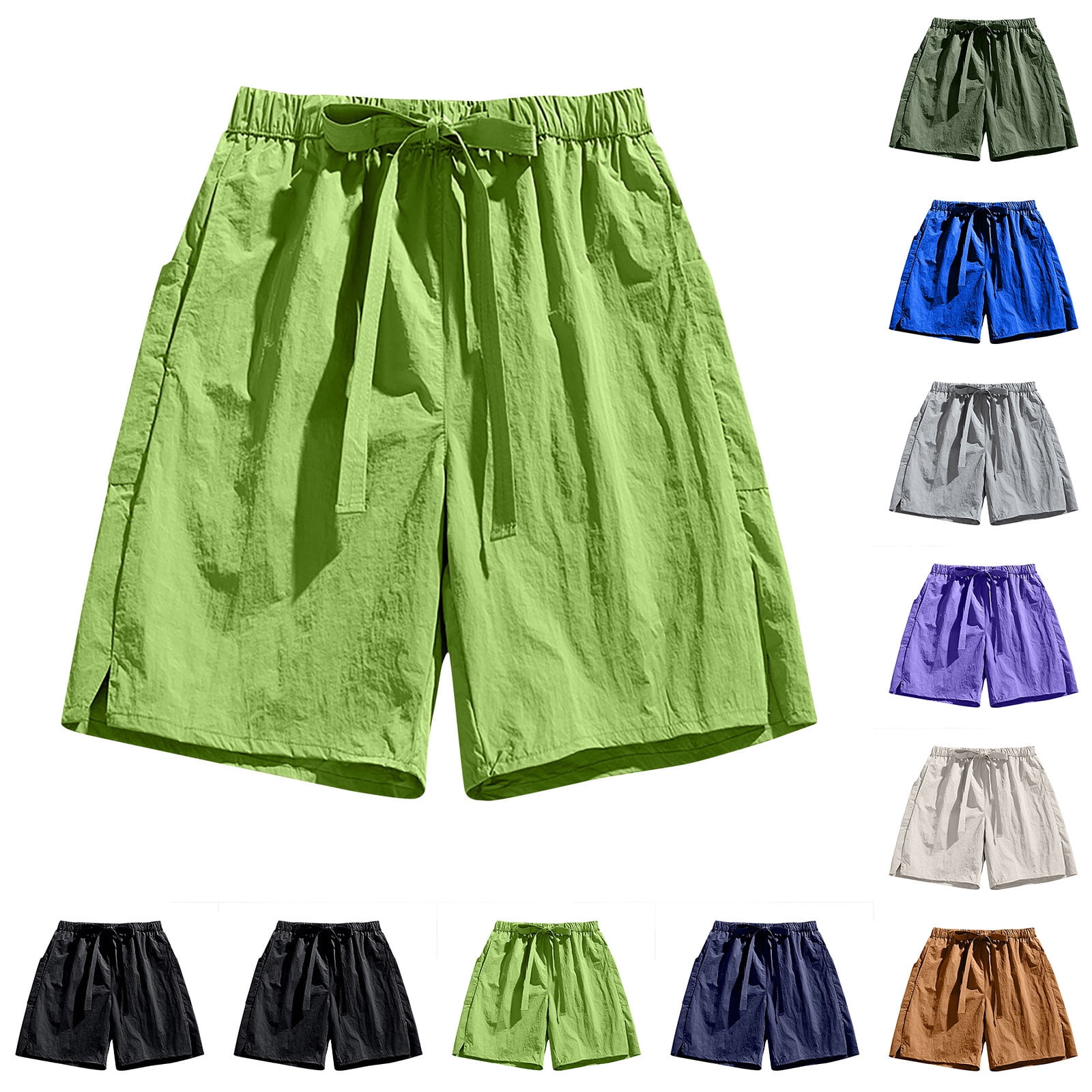 Ahuyic Plus Size Pants for Men,Mens Pants,Mens Summer Casual And ...