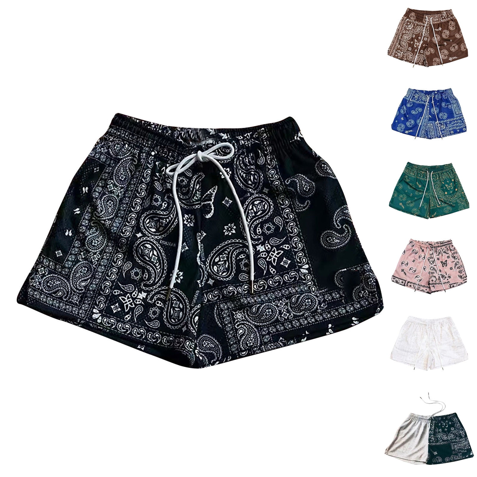 Ahuyic Plus Size Pants for Men,Mens Pants,Mens Summer Elastic Waist ...