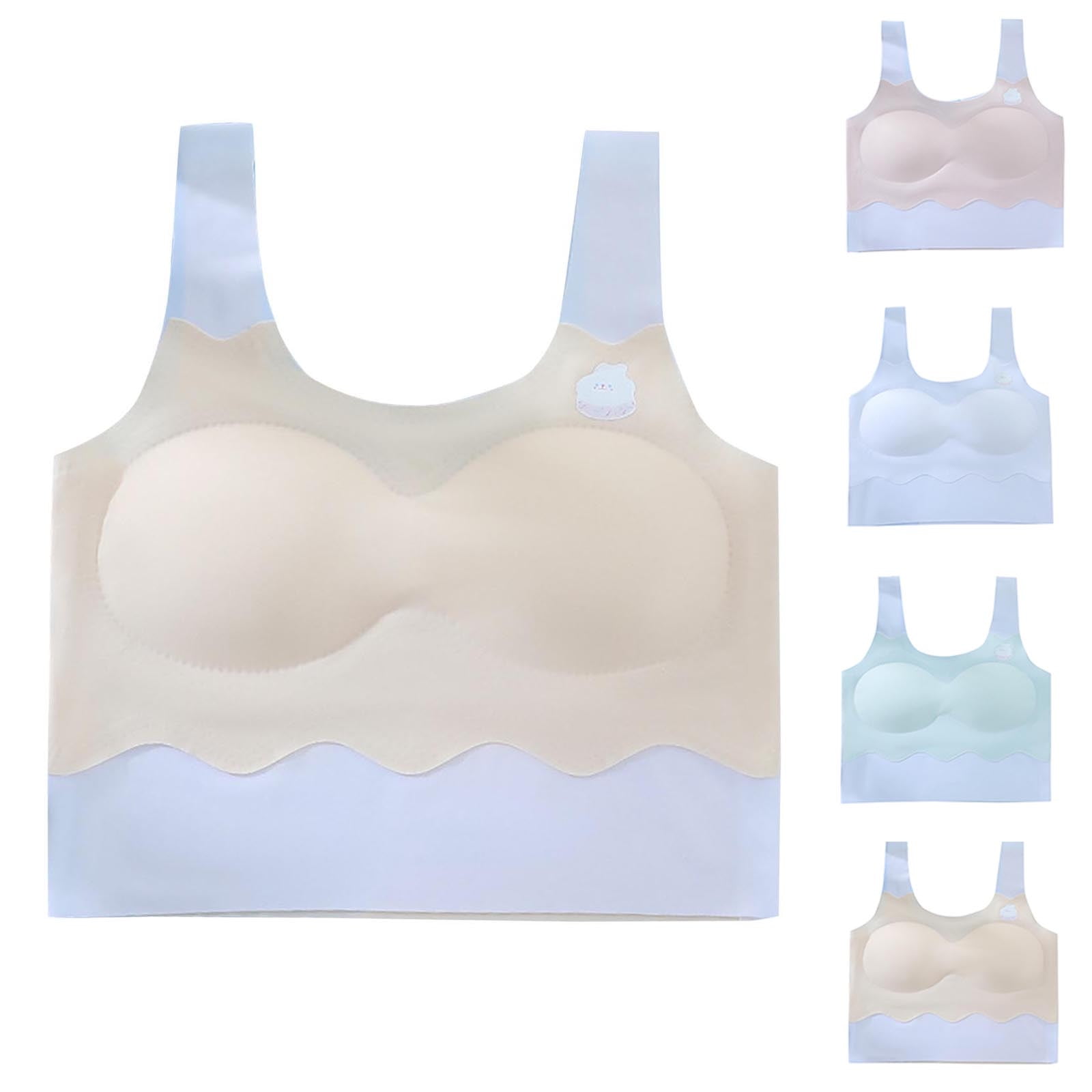 Ahuyic Summer Big Girls Bras,Girls Student Solid Color Bras,Childrens ...