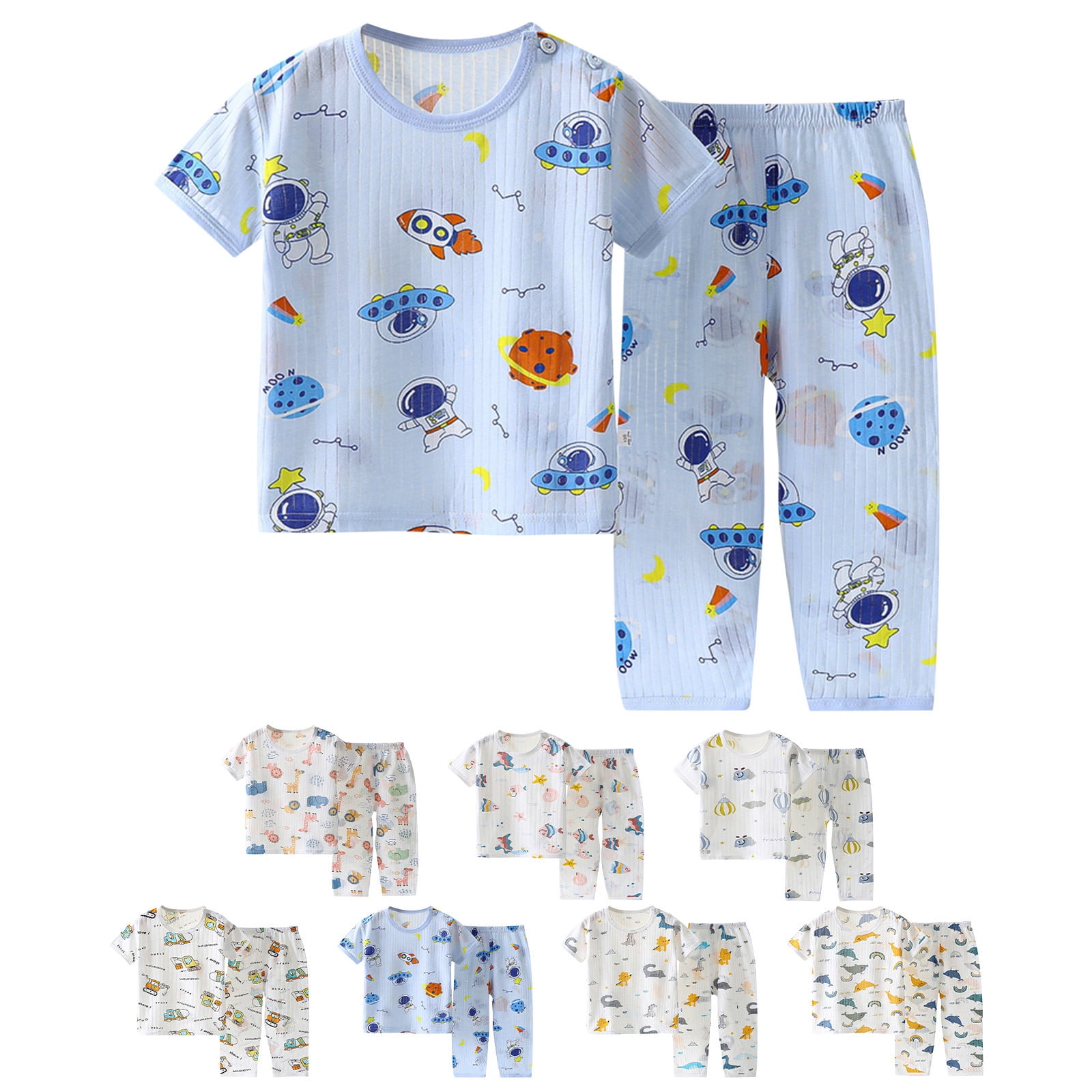 Ahuyic Summer Toddler Kids Casual Fashion Outfits, Boys And Girls ...