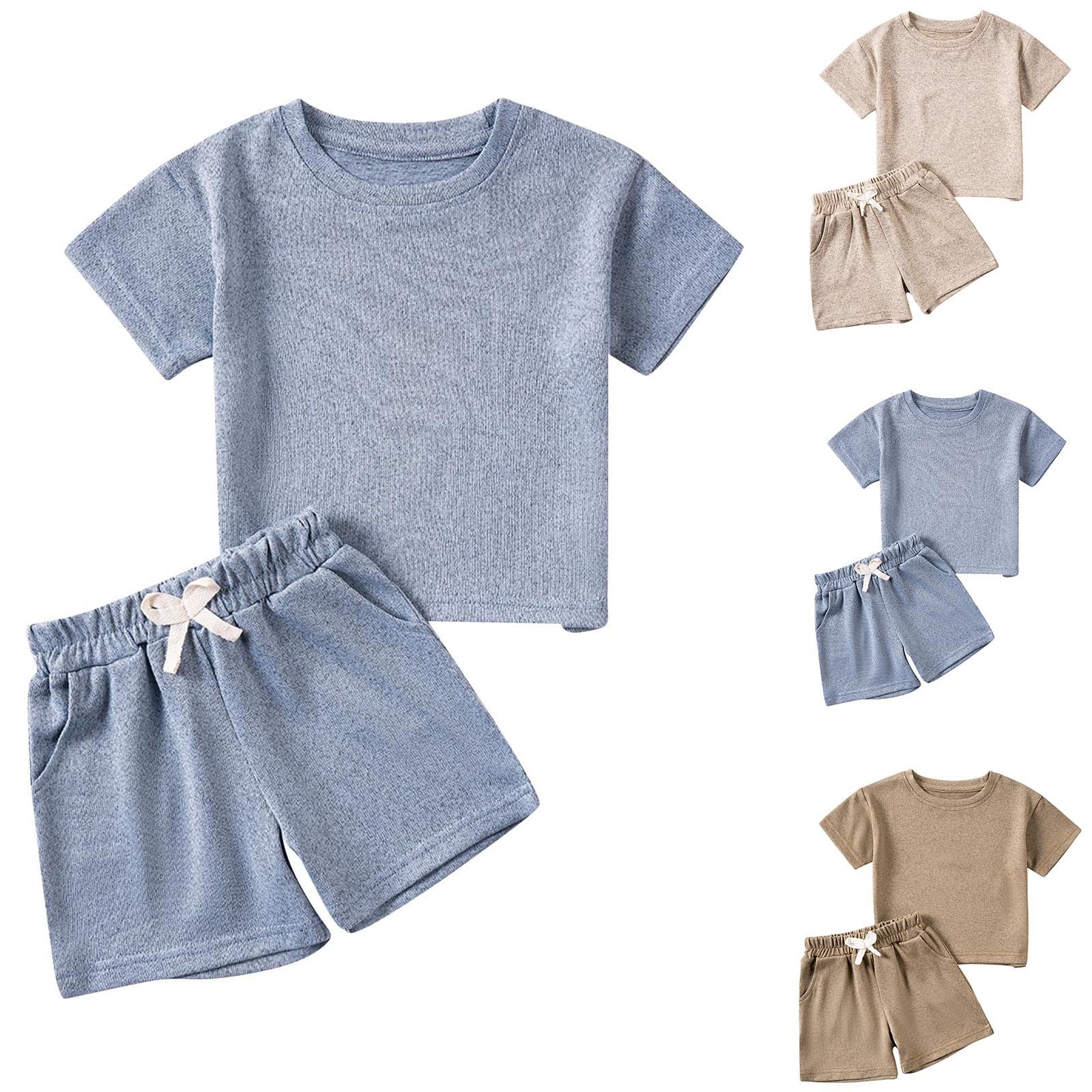 Ahuyic Summer Toddler Kids Casual Fashion Outfits, Boys And Girls ...