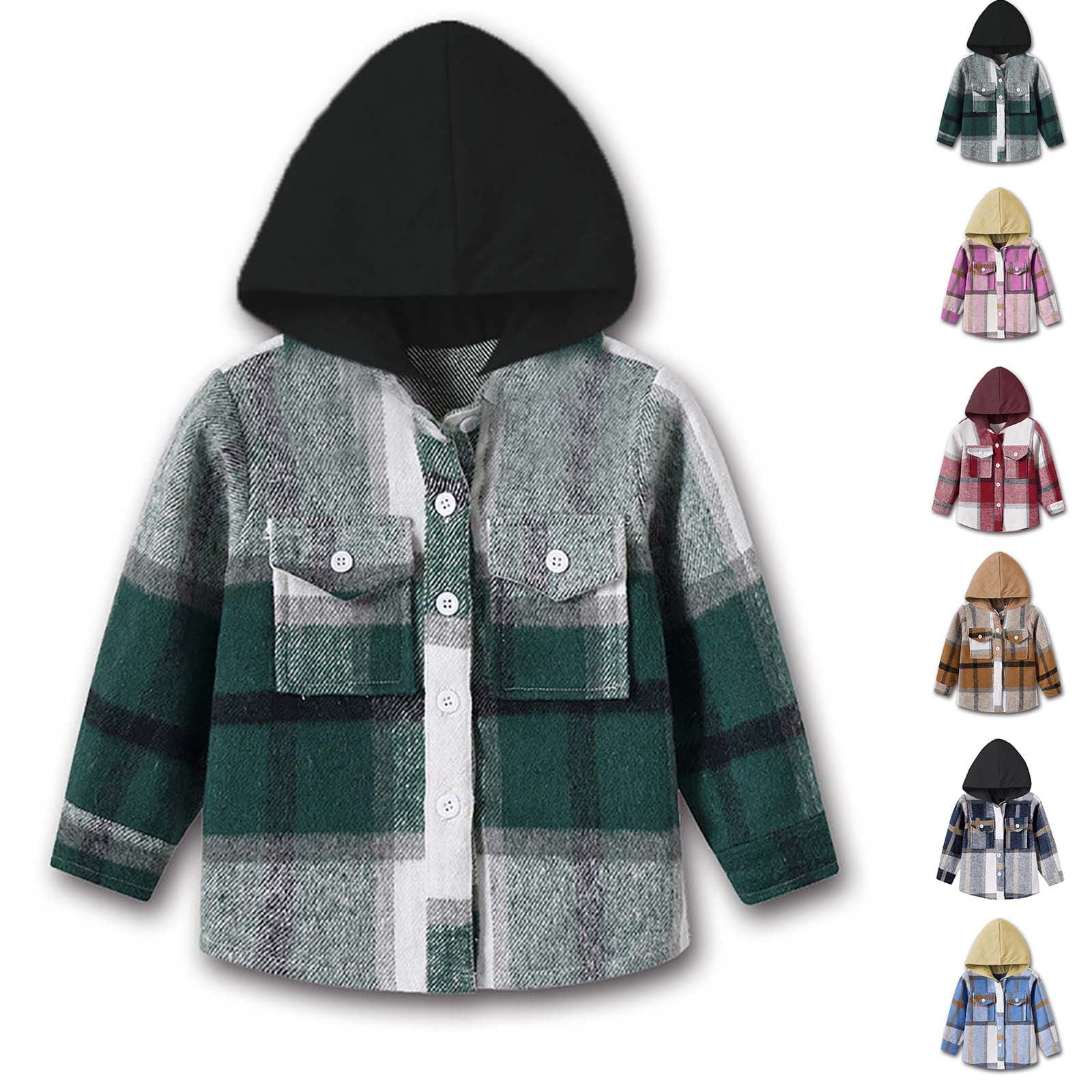 Ahuyic Toddler Kids Long Sleeved Coat, Fall And Winter Warm Coat For Kids, Fall And Winter ...