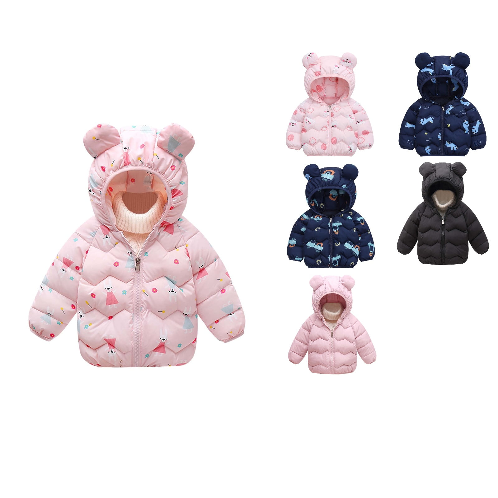 Ahuyic Toddler Kids Long Sleeved Coat, Fall And Winter Warm Coat For Kids, Fashionable Winter ...