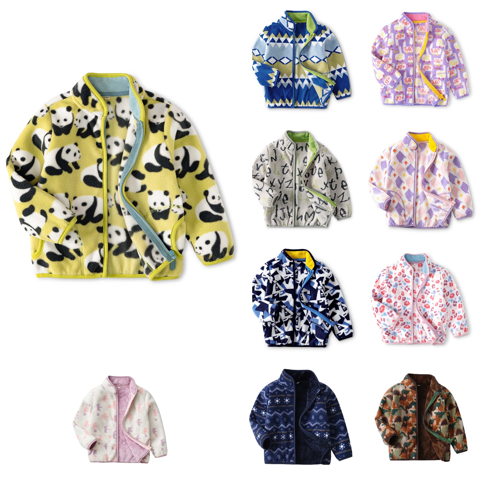 Ahuyic Toddler Kids Long Sleeved Jacket For Fall And Winter, Warm Coat ...