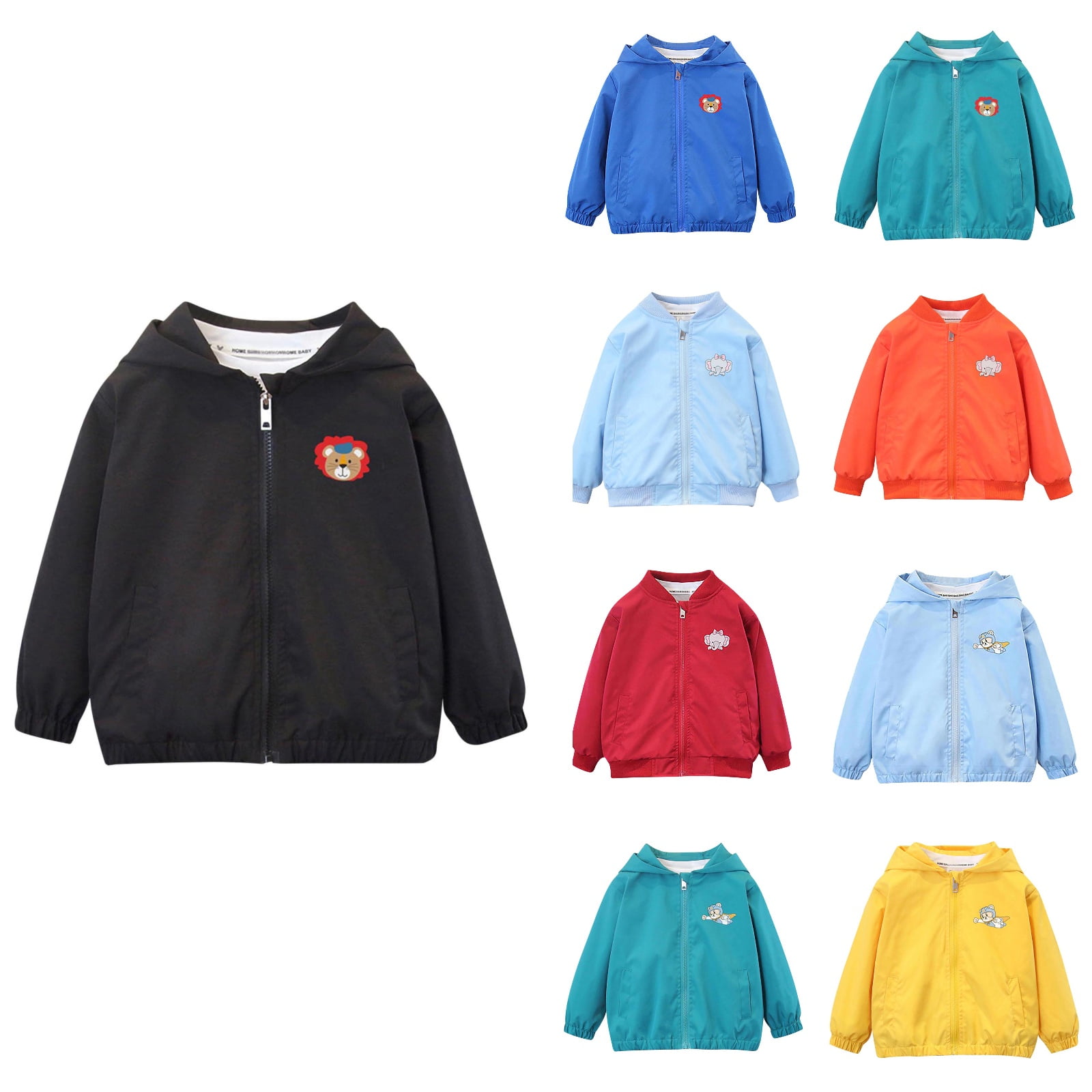 Ahuyic Toddler Kids Long Sleeved Jacket For Fall And Winter, Warm Coat ...
