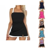 Ahuyic Womens Bikini,Womens Vintage Two Piece Swimsuits Swimdress Push ...