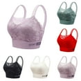 Ahuyic Womens Bra,Summer Plus Size Bra,Fashion Womens Solid Color Steel ...