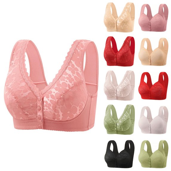 Ahuyic Womens Bra,Summer Plus Size Bra,Womens Color Thin And Steel ...