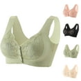 Ahuyic Womens Bra,Summer Plus Size Bra,Womens Comfortable Soft Solid ...
