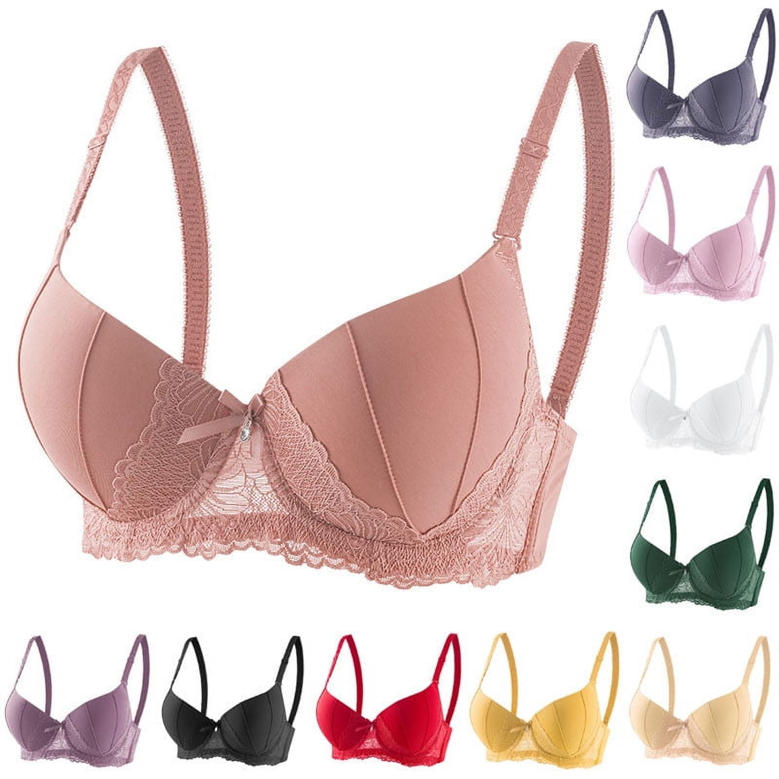 Ahuyic Womens Bra,Summer Plus Size Bra,Womens Daily Adjustable ...
