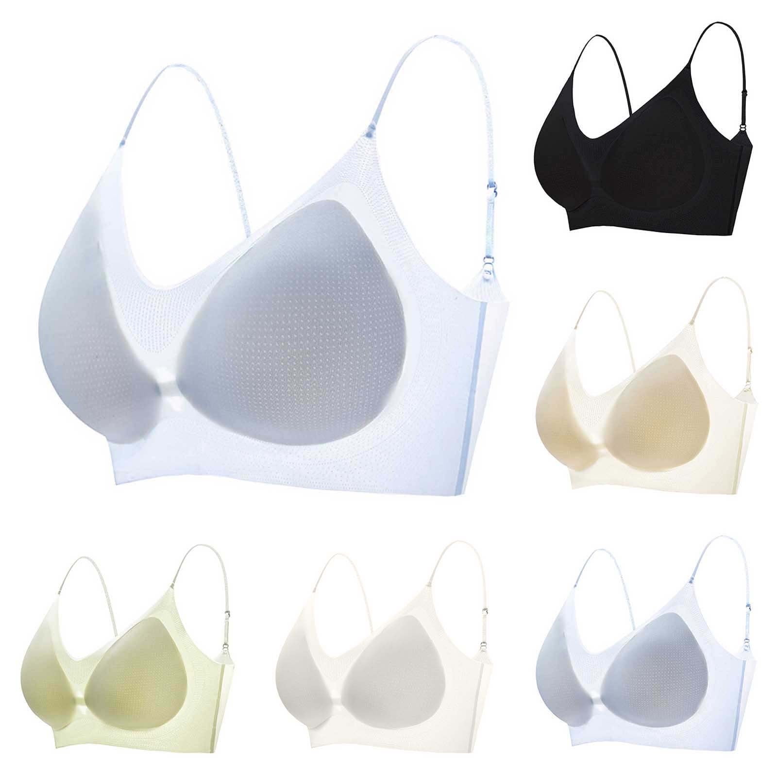 Ahuyic Womens Bra,Summer Plus Size Bra,Womens Large-size And Thin-style ...