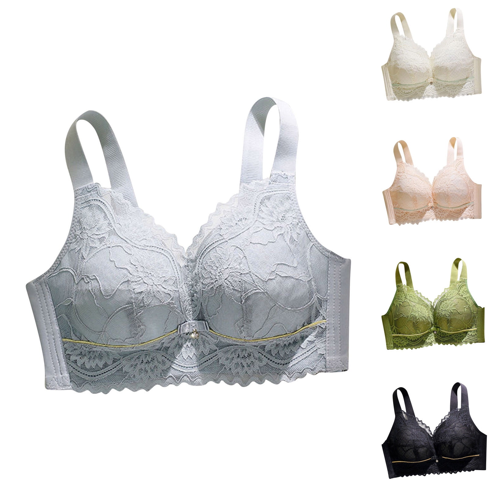 Ahuyic Womens Bra,Summer Plus Size Bra,Womens Non Steel Ring Collection ...
