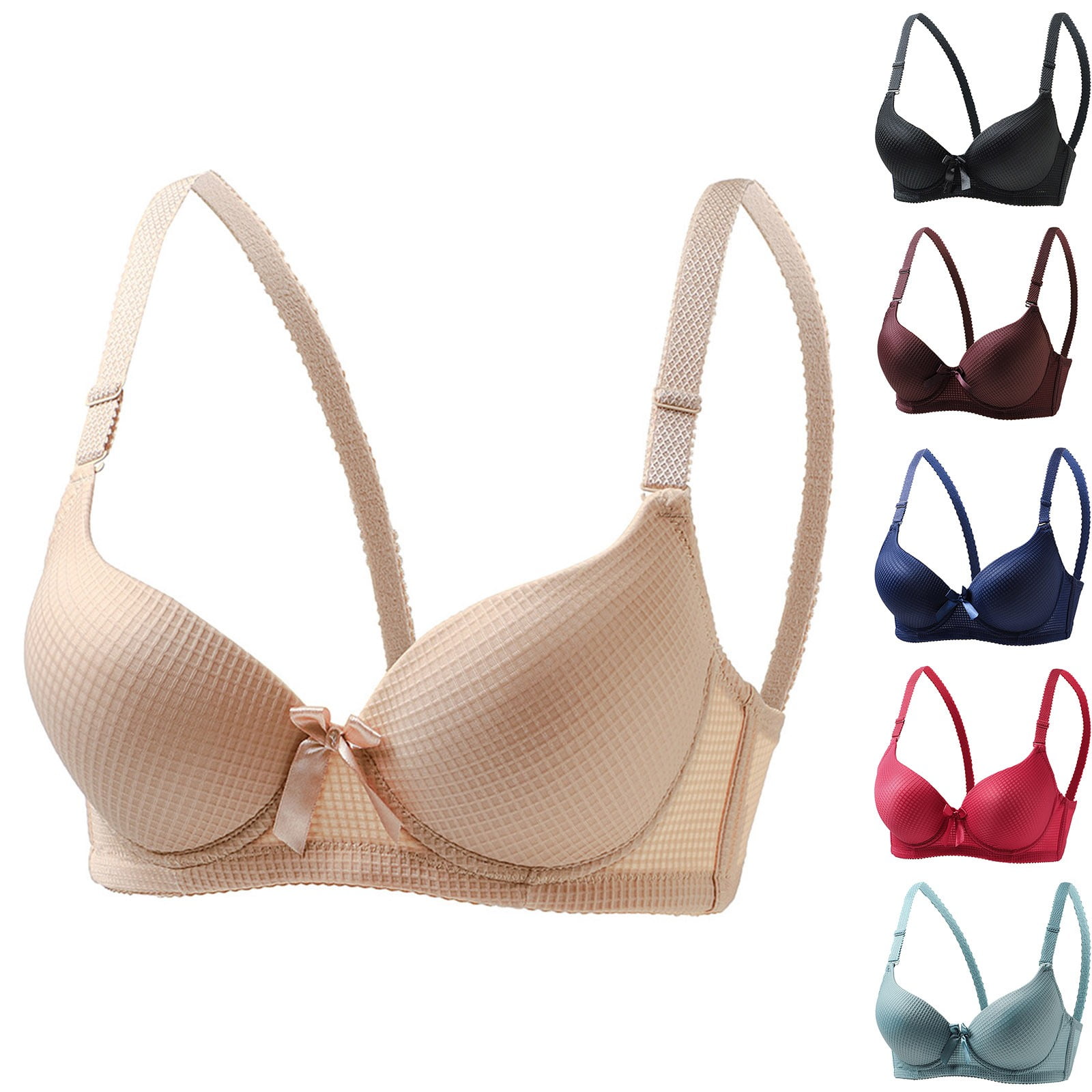 Ahuyic Womens Bra,Summer Plus Size Bra,Womens Seamless Sports Bra ...