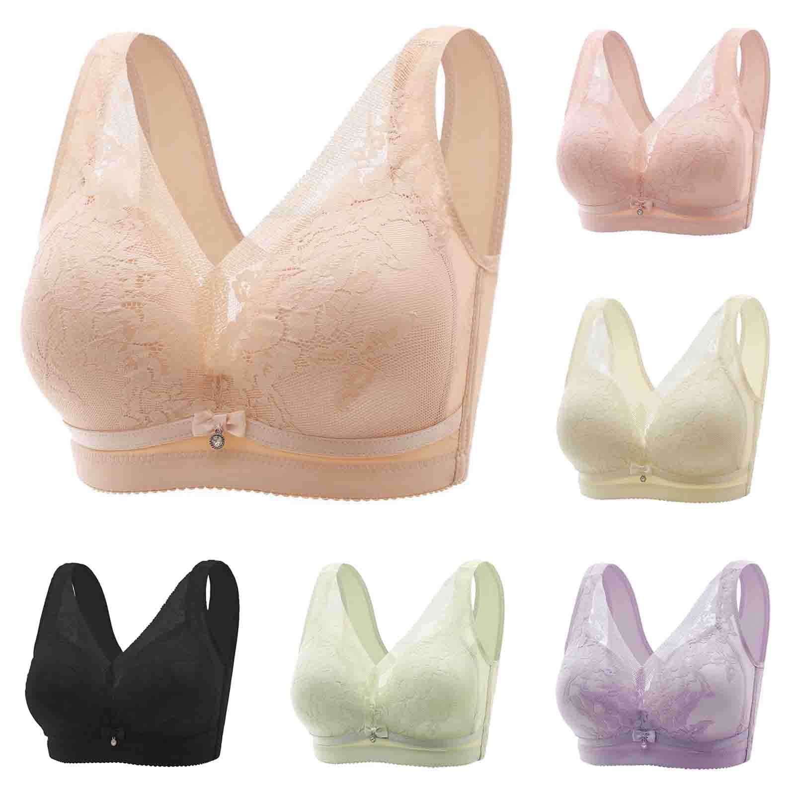 Ahuyic Womens Bra,Summer Plus Size Bra,Womens Underwear Lace-adjustable ...