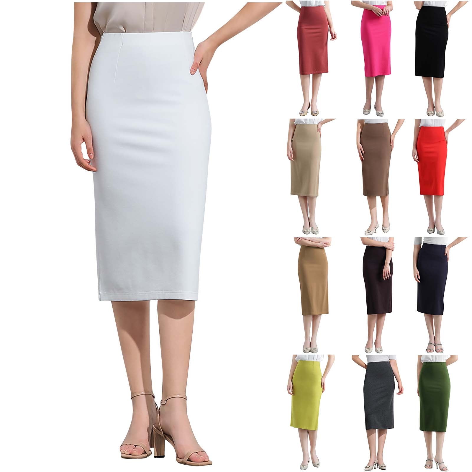 Ahuyic Womens Casual Dress,Womens Plus Size Dress,Womens Olid Color ...