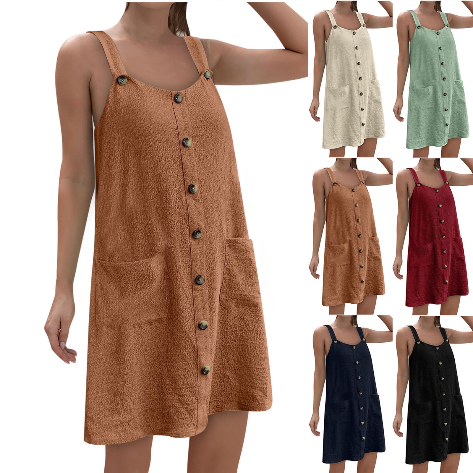 Ahuyic Womens Casual Dress,Womens Plus Size Dress,Womens Summer New ...