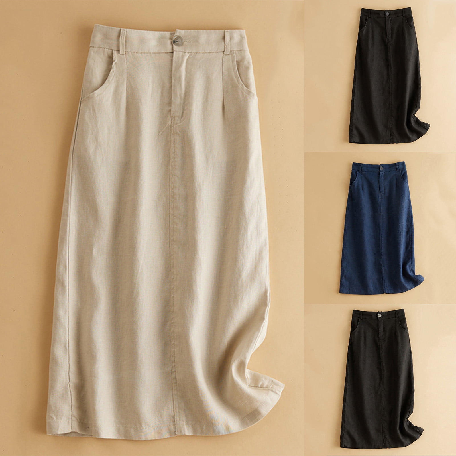 Ahuyic Womens Casual Dress,Womens Plus Size Dress,Womens Versatile ...