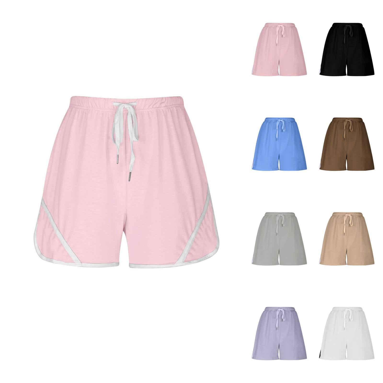 Ahuyic Womens Short Pants Summer Plus Size Pants for Women,Womens ...