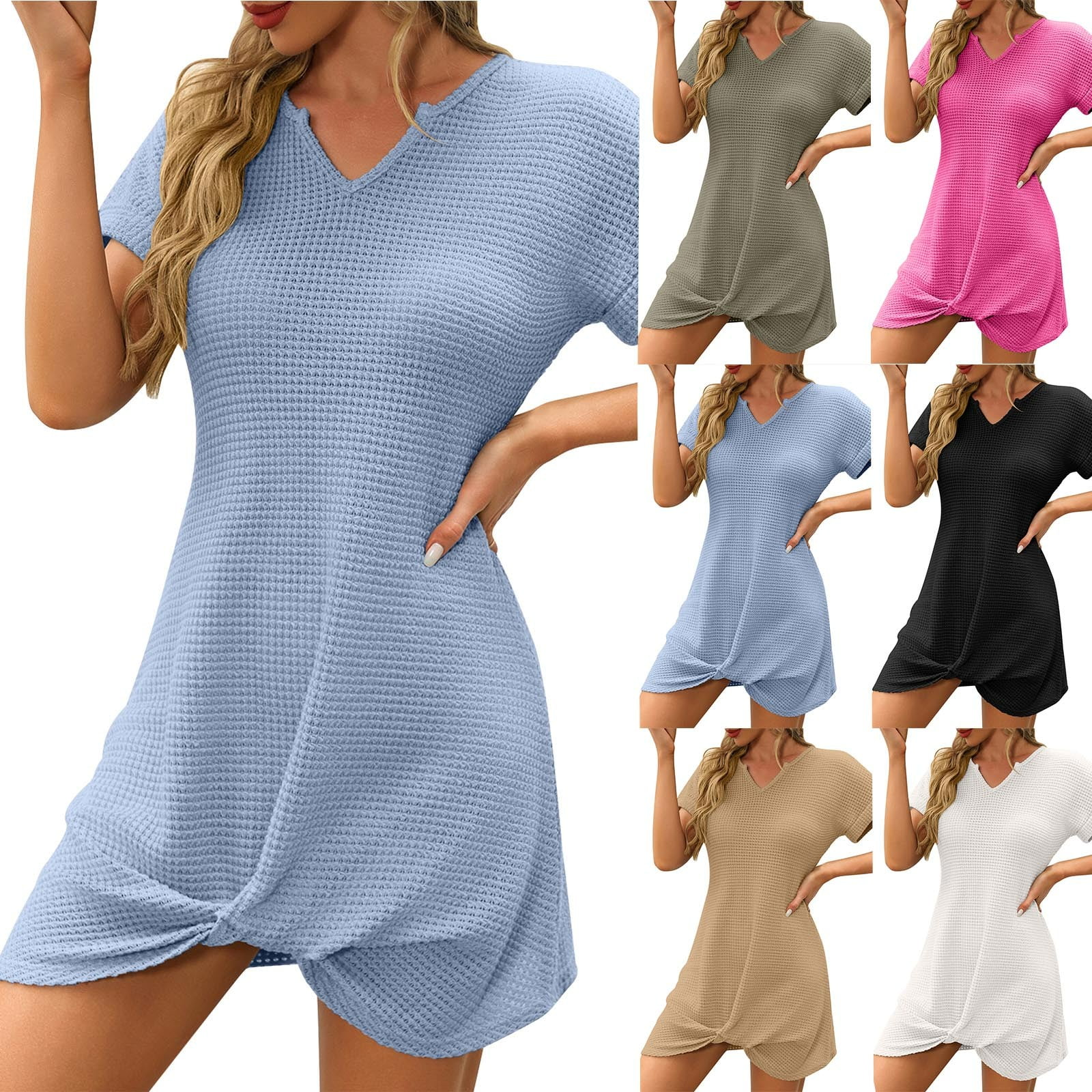 Ahuyic Womens Summer Casual Dress,Womens Plus Size Dress,Womens Beach ...