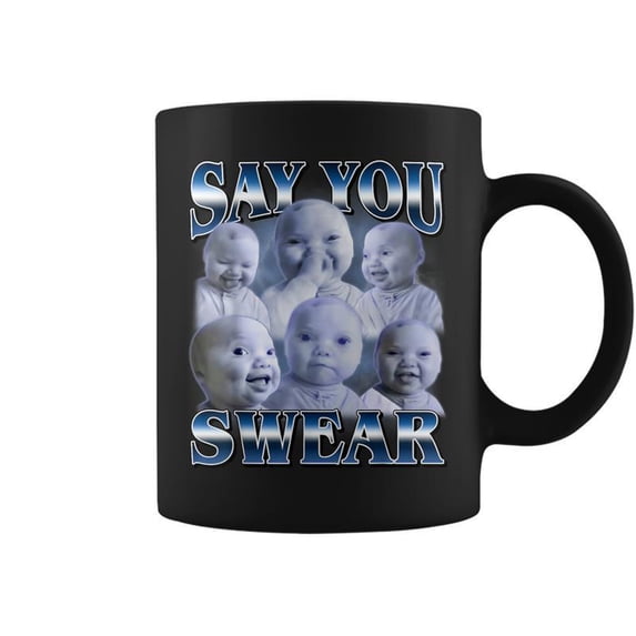 Ai Baby Laughing Say You Swear Holding Laugh Brainrot Coffee Mugs ...