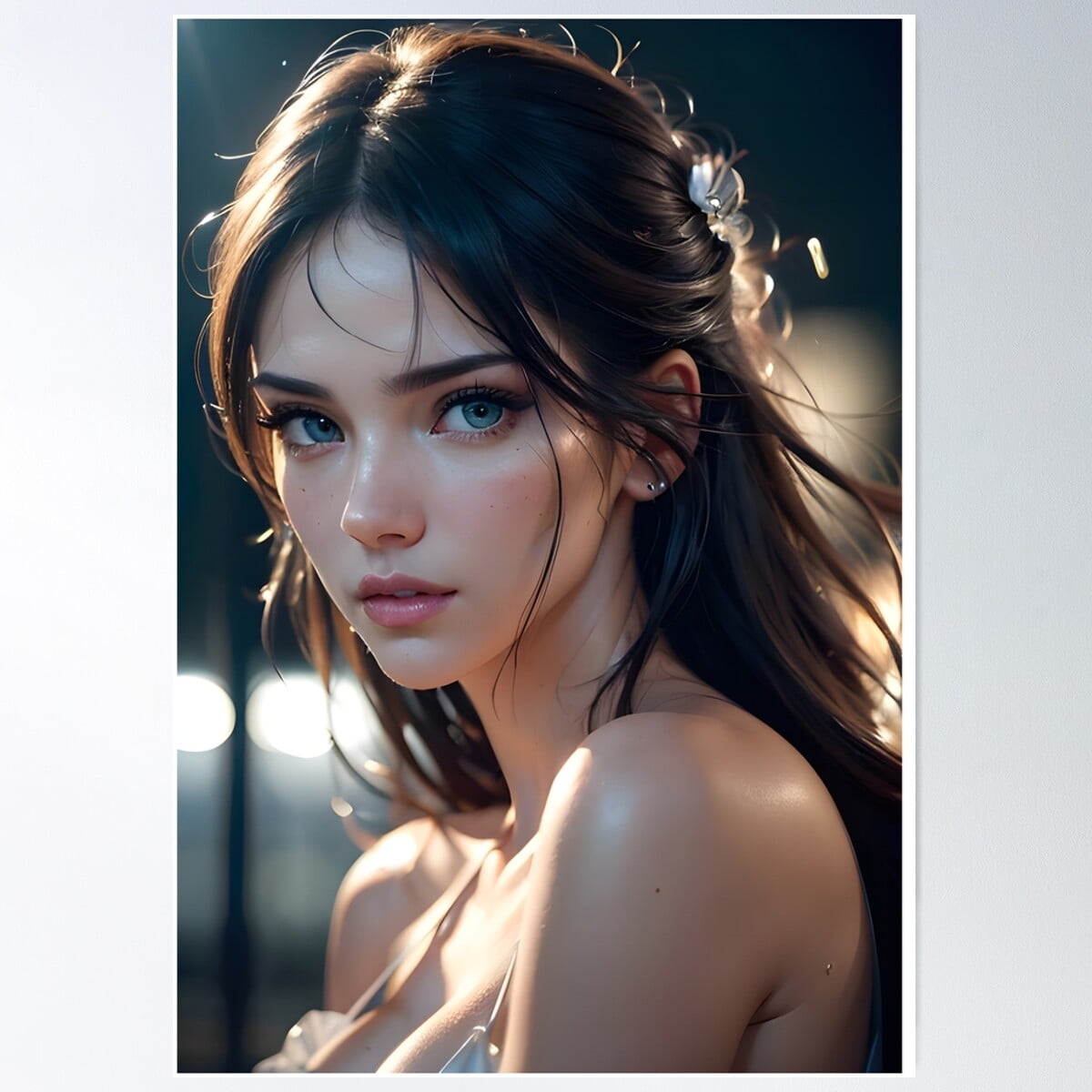 Ai-Enhanced Supermodel Portrait: Modern Elegance Meets Timeless Beauty ...